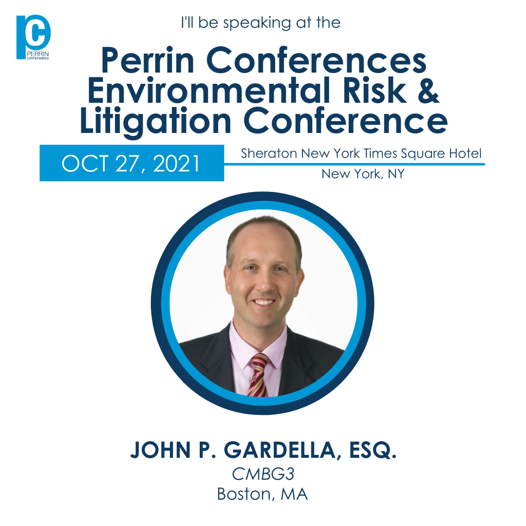 John Gardella To Speak On PFAS At Perrin Conference - CMBG3 Law